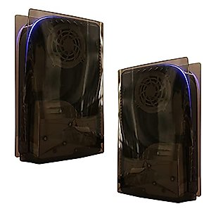 Transparent Shell Hard Shell Replacement Plate Case Cover for PS5 Disc Edition Gaming Console (Transparency)
