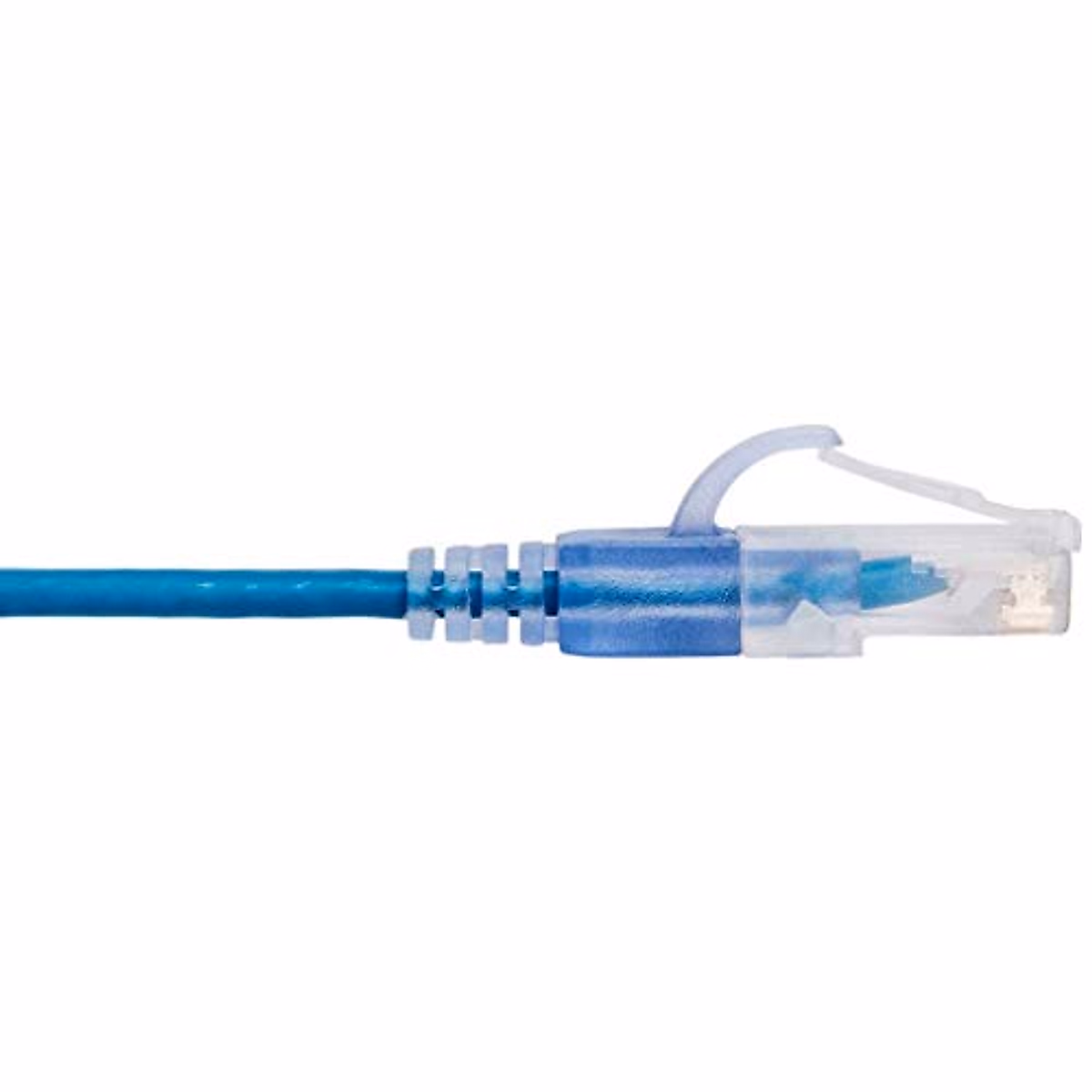 Monoprice - 115154 SlimRun Cat6A Ethernet Patch Cable - Snagless RJ45 UTP Pure Bare Copper Wire 10G 30AWG 3ft Blue 10-Pack