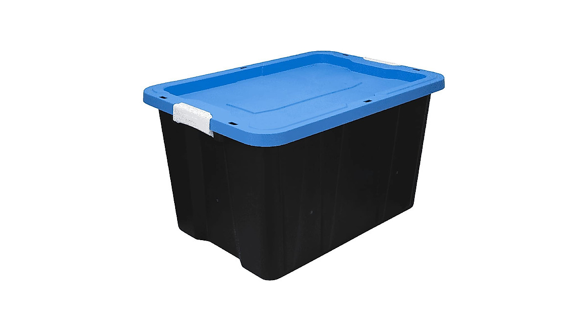 Durable 27 Gallon Storage Bin Set - Organize with Ease
