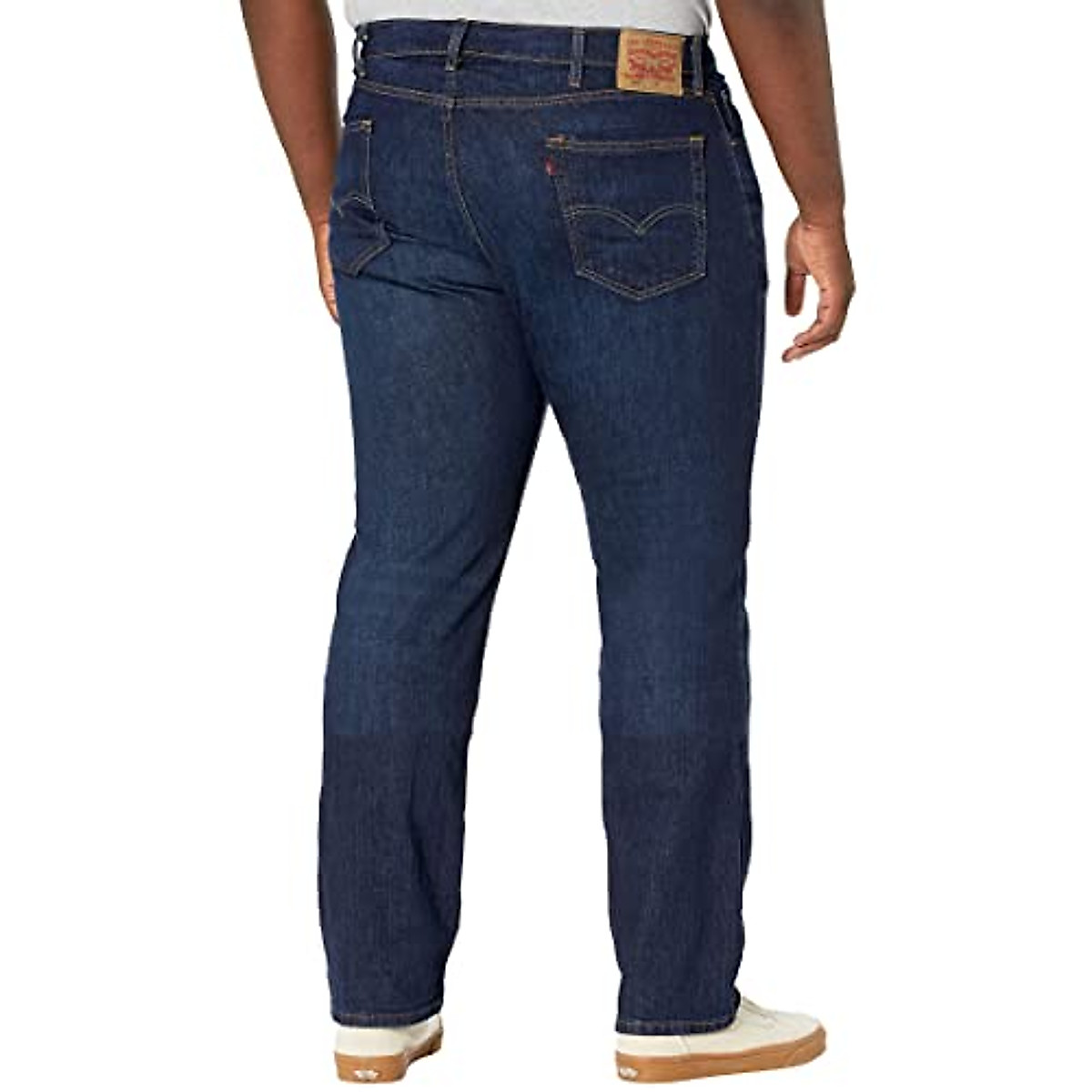 Levi's Men's 505 Regular Fit Jeans (Also Available in Big & Tall), Nail Loop Knot-Dark Indigo, 56W x 34L
