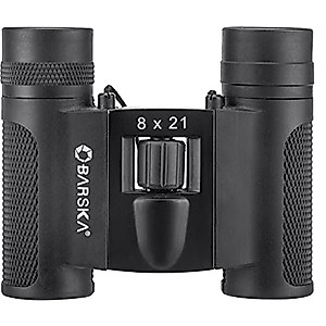 Barska Lucid View 8x21 New Compact Binoculars for Outdoor Travel Hunting Hiking Events