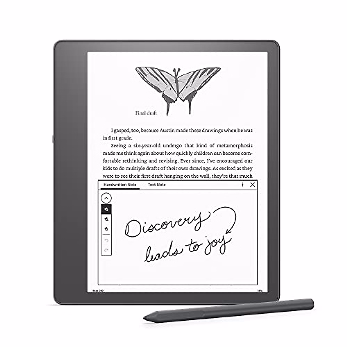 Kindle Scribe Bundle. Includes Kindle Scribe (16 GB), Basic Pen, and NuPro Bookcover in Black