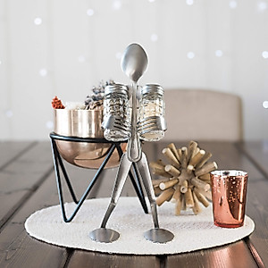 Forked Up Art S01 Spoon Salt and Pepper Stand Table Topper