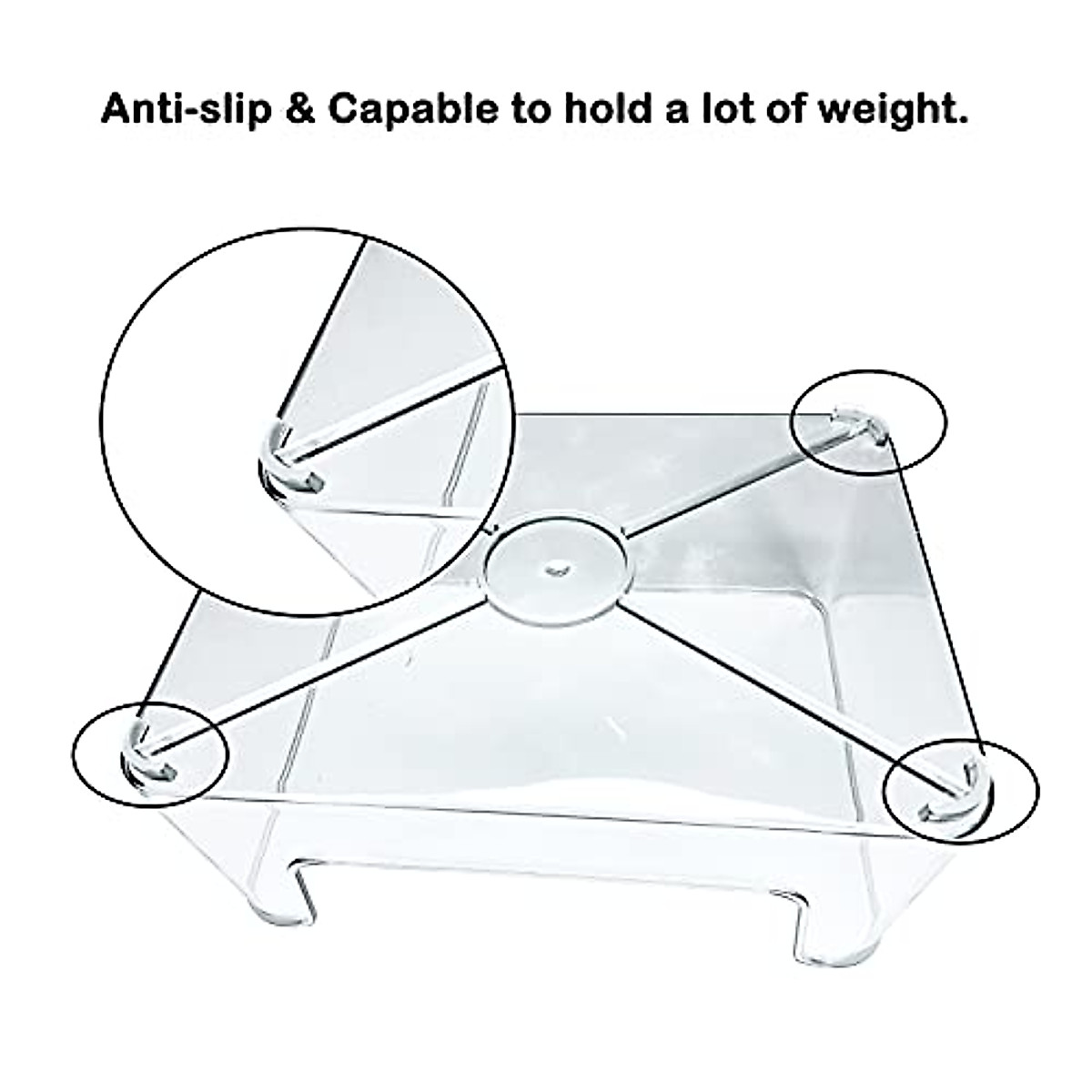 PINVNBY Transparent Rabbit Litter Box Bunny Corner Litter Bedding Box Small Pet Litter Pan Cage Potty Trainer Pet Toilet with Cleaning Tools for Guinea Pigs Chinchilla Ferret(White)