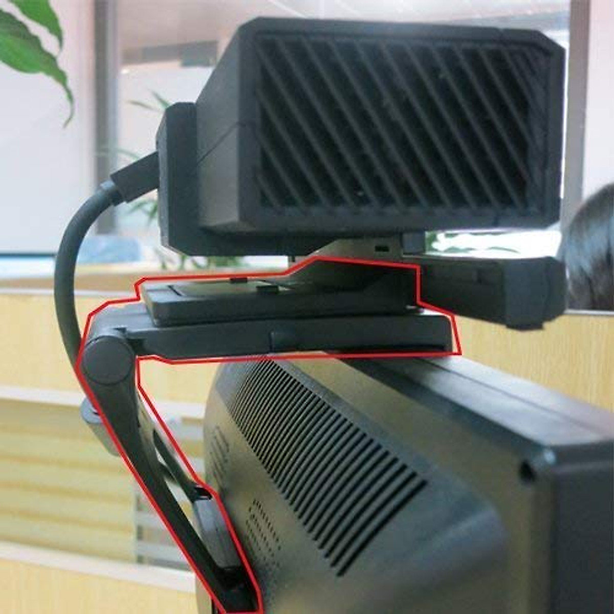 OSTENT TV Clip Mount Dock Stand Holder for Microsoft Xbox One Kinect 2.0 Sensor Camera