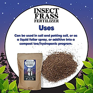 Organic Mechanics 3-2-2 Insect Frass Fertilizer, 2lbs