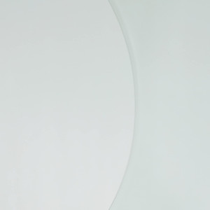 Walker Edison Modern Glass Coffee Table Living Room Accent Ottoman Storage Shelf, 37 Inch, Glass