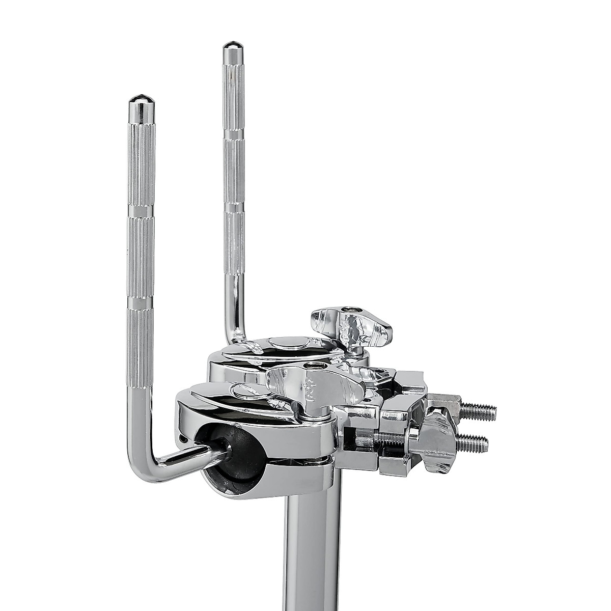 PDP By DW PDP Hardware Collection Concept Series Double 10.5mm L-Arms Tom Stand (PDTSCO),Chrome