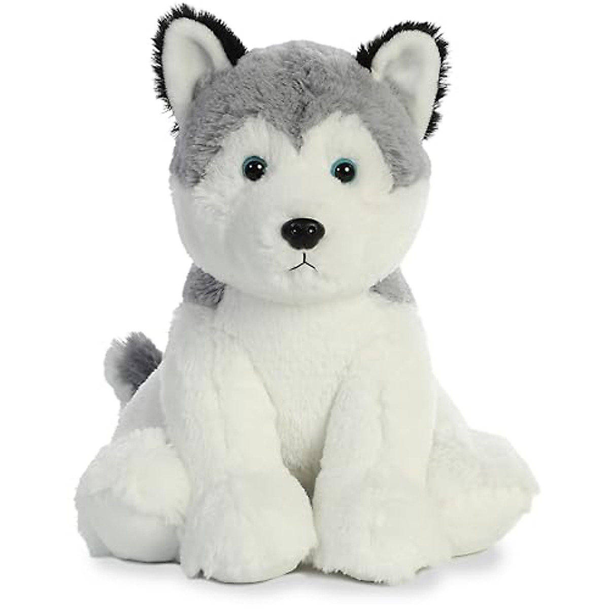 Aurora® Cuddly Husky Stuffed Animal - Cozy Comfort - Endless Snuggles - Gray 14 Inches