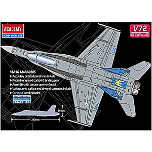 1/72 U.S Navy F/A-18C VFA-82 Marauders #12534
