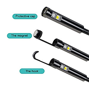 16.5ft Camera 8mm 1080P Waterproof Dual Camera with 8 LED Light 4.3in HD Screen and 32G TF Card Shipping from US