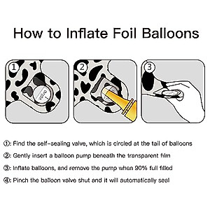 40 Inch Cow Print Balloon Large Number 3 Balloon for Cowgirl 30th Birthday Decorations Cow Print Party Supplies Cowprint Balloons (Number 3)