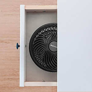 Pro Breeze Personal Table Fan with Remote Control, Fan 8” Desk Fan Powerful Turbo Fan, Whisper Quiet Fan Motor, 24 Speeds, 4 Modes & 12 Hour Timer, Table Fan for Bedroom, Tabletop Fan Air Circulator