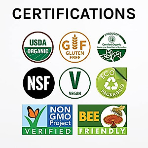 Host Defense, Stamets 7 Mushroom Powder, Daily Immune Support, Mushroom Supplement, 3.5 oz, Plain