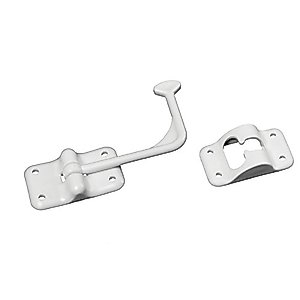 RV Designer E250, Plastic Door Holder, T Style, 90 Degree, White, Entry Door Hardware