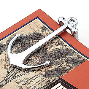 Creative Anchor Bookmark Metal Bookmark Page Holder Book Holder for Reading Hands Free (Golden)