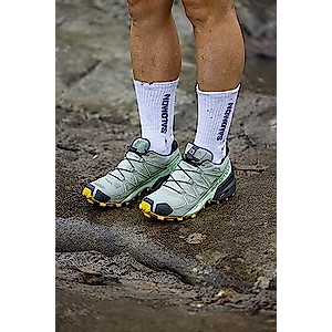 Salomon Speedcross 5 Gore-tex Trail Running Shoes for Women, Wrought Iron/Spray/Antique Moss, 9.5