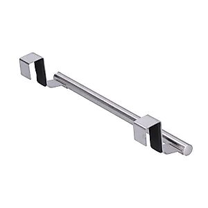 Kitchen Towel Rack, Stainless Steel Kitchen Cabinet Door Towel Rack for Bathroom for Cabinet(Large size (length 36cm))