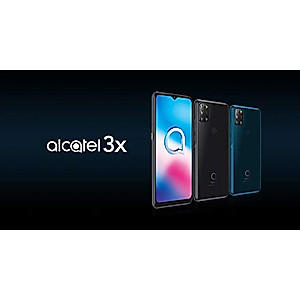 Alcatel 3X (2020) 4G LTE Volte GSM Unlocked 128GB 48MP Quad Camera 6.52" 5061a Octa Core Android 10 Works Worldwide (Not for Verizon/Boost) (Black, 128GB)