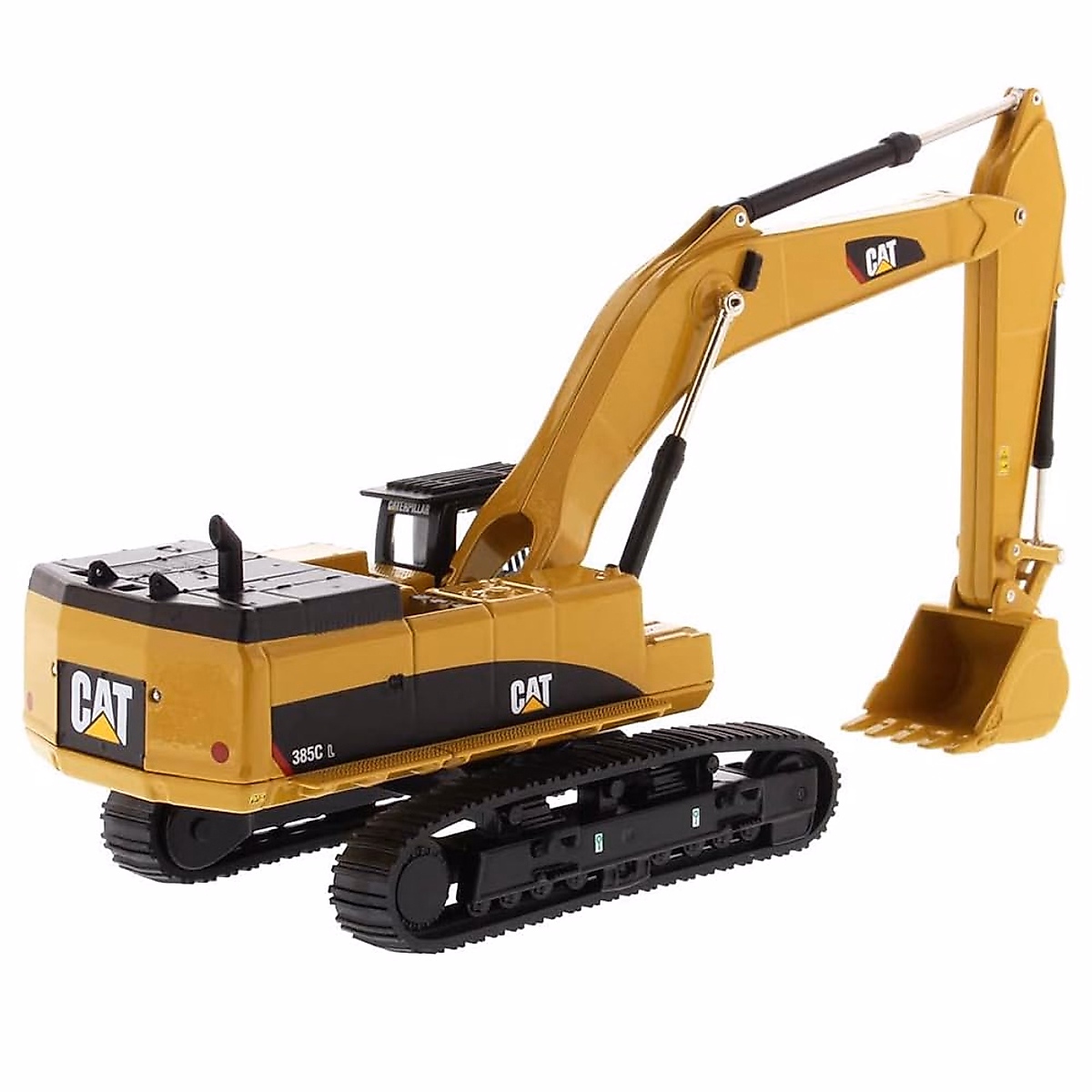 1:64 Caterpillar 385C L Hydraulic Excavator - Construction Metal Series by Diecast Masters - 85694 - Play & Collect - Functioning Boom, Arm, and Bucket - Made of Diecast Metal with Some Plastic Parts
