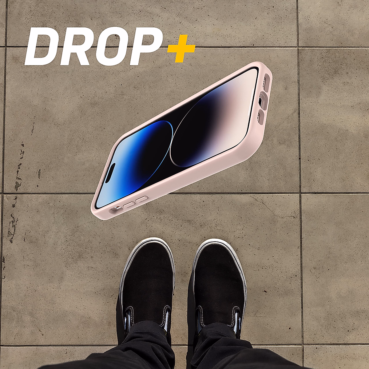 OtterBox iPhone 14 Pro Max OtterGrip Symmetry Series Case - Made ME Blush (Pink), Built-in Grip, Sleek case, Snaps to MagSafe, Raised Edges Protect Camera & Screen