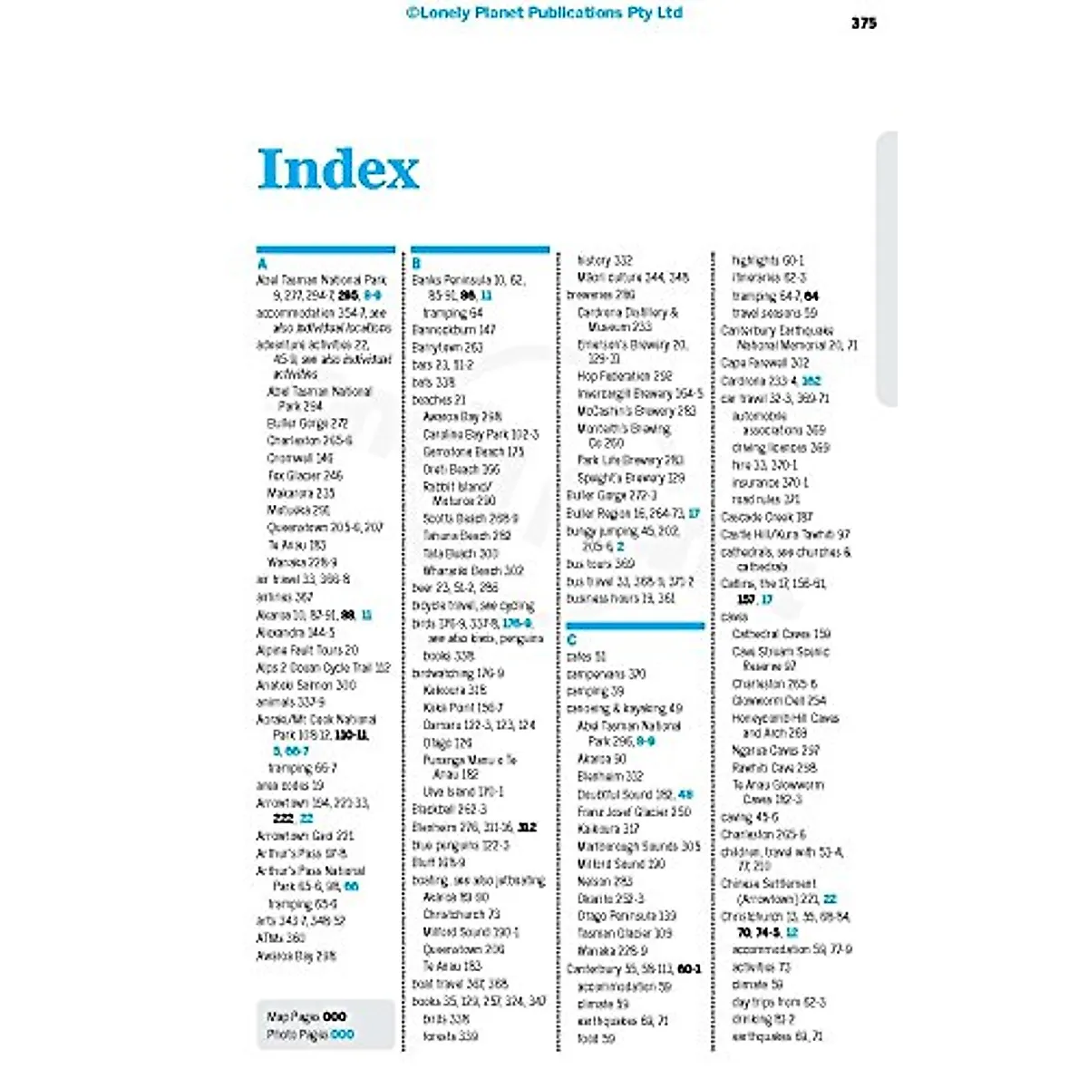 Lonely Planet New Zealand's South Island 6 (Regional Guide)