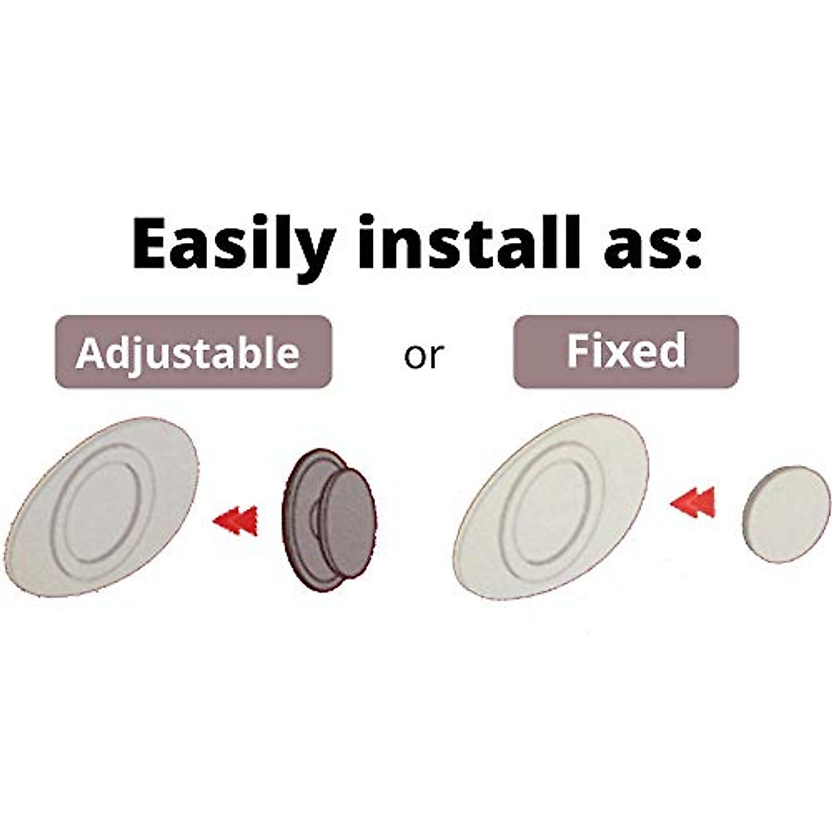 Blind Spot Car Mirrors: Semi Oval Convex Rear View/Side Car Mirror |Automotive Exterior Accessories | Blindspot Stick On Mirror For Car By Utopicar (2pack)