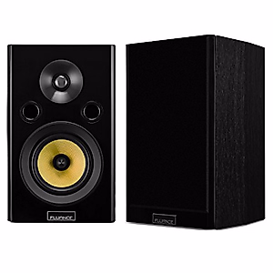 Fluance Signature HiFi Surround Sound Home Theater 7.1 Channel Speaker System including 3-Way Floorstanding Towers, Center Channel, Surrounds and Rear Surrounds and DB12 Subwoofer - Black Ash (HF71BR)