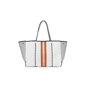 Haute Shore - Greyson Crush Neoprene Tote Bag w/Zipper Wristlet Inside, One_Size