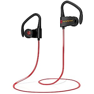 Symphonized Neckband Bluetooth Headphones - Wireless Sport Earbuds, Bluetooth Wireless Earbuds with Earhooks, Bluetooth Earbuds with Ear Hook, Running Earbuds, Neck Bluetooth Headphones Microphone