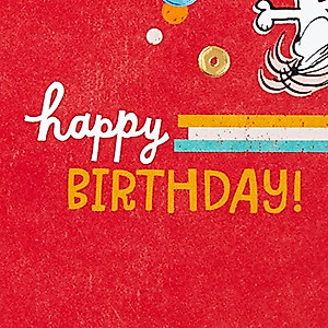 Hallmark Peanuts Birthday Card (Snoopy, Happy Dance)