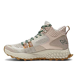 New Balance Women's Fresh Foam X Hierro V1 Mid-Cut Trail Running Shoe, Timberwolf/Dusted Clay, 7.5