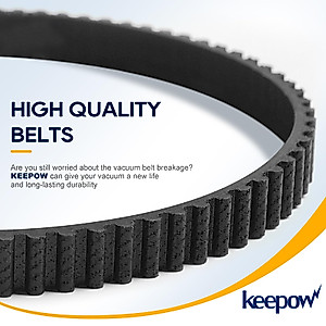 KEEPOW Replacement Belt Set Compatible with Bissell ProHeat 2X Revolution Models 1548 1550 1551 35799 Compare to Parts #1606418 & 1606419 & 1606428 6 Pack