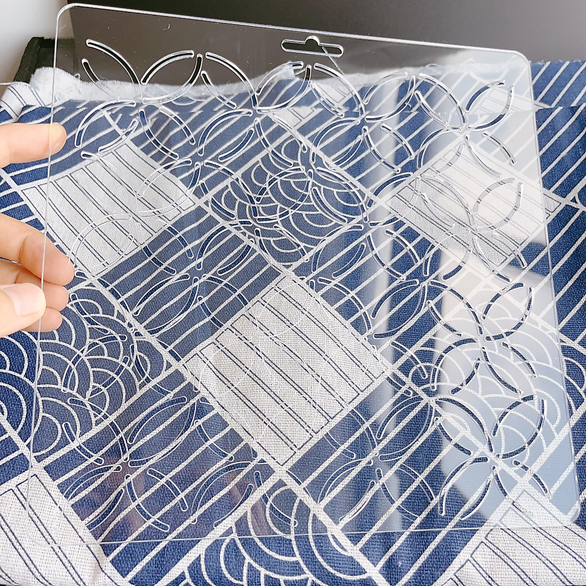 Acrylic Sashiko Stencil, Embroidery Pattern, Quilting Stencil for Hand Quilting and Embroidery