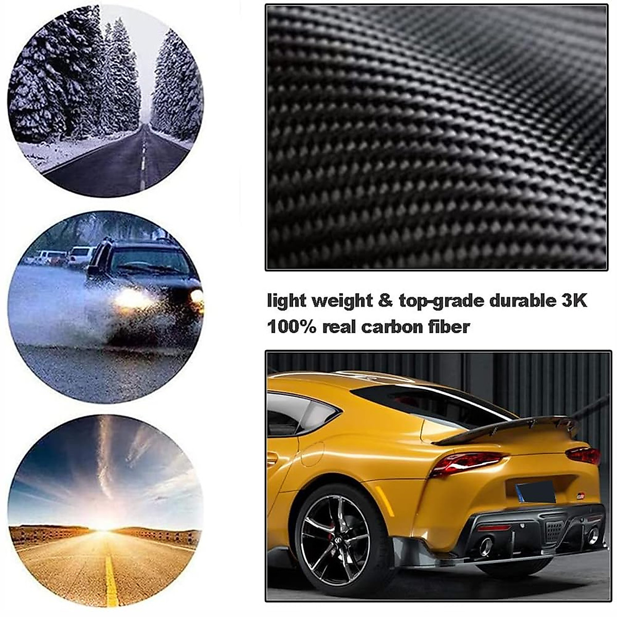 A91 Real Carbon Fiber Trunk Spoiler for Toyota GR Supra A90 A91 Coupe 2019 2020 2021 Custom Parts Trunk Lip Spoiler High Kick Rear Wing Spoiler Body Kits Factory Outlet