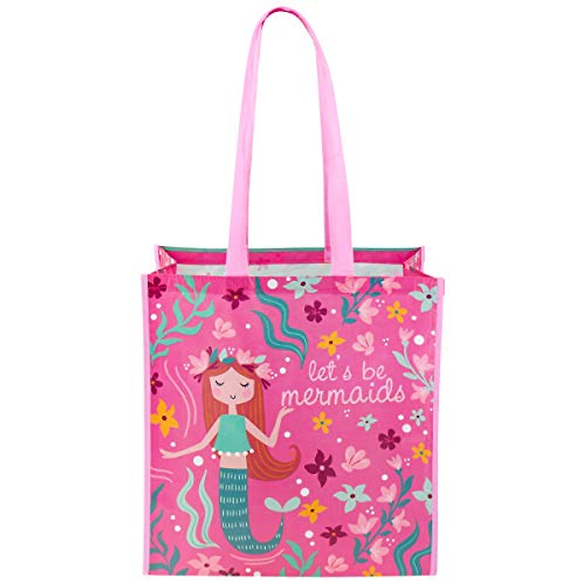 Stephen Joseph, Large Recycled Gift Bag with Handles, Kids Reusable Birthday Party Gift Bag, Shopping Bag