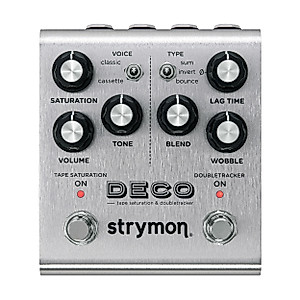 Strymon Deco V2 Tape Saturation and Doubletracker Guitar Effects Pedal for Electric and Acoustic Guitar, Synths, Vocals and Keyboards