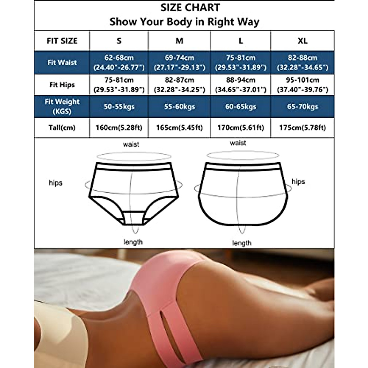 Knowyou Seamless Underwear for Women Sexy Bikini Panties No Show High Cut Hipster Stretch Straps Cheeky Panty for Ladies 6 Pack-A-M