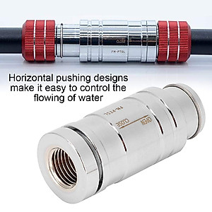 Drain valve, G1/4 internal thread Computer water cooling Drain valve valve made of brass with tight seal for computer water cooling system default