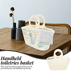 Zerodeko Portable Shower Caddy Basket: 2Pcs Toiletry Organizer Bin with Handles for Bathroom Kitchen Garden Cleaning Supplies