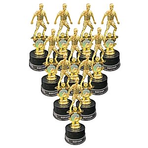 Express Medals Boys Soccer Trophy Award Kits That Include Silicone Soccer Wrist Band Awards (Pack of 10)