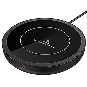 Coffee Mug Warmer for Desk, Electric Coffee Cup Warmer with 3-Temp Settings, Smart Coffee Warmer for Desk Auto Shut Off, Enlarged Heating Plate Suitable for Most Cups, Gift for Your Friends and Family