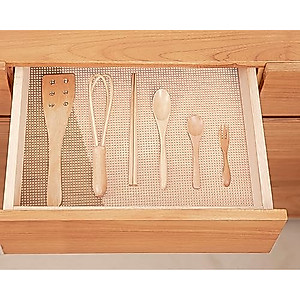 Shelf Drawer Liners for Kitchen Cabinets Non Adhesive 17.5 Inch Wide X 10 Ft Non Slip Waterproof Pantry Shelf Liner Cupboard Fridge Liners Mat Bathroom Drawer Protector Liner