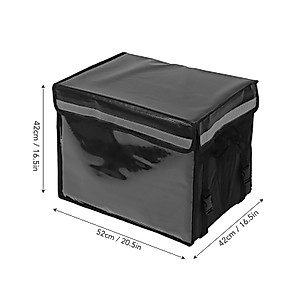 Insulated Bag for Food Delivery, Waterproof Large Capacity Hot and Cold Insulated Grocery Bag for Catering, Restaurants, Delivery Drivers, etc (80L)