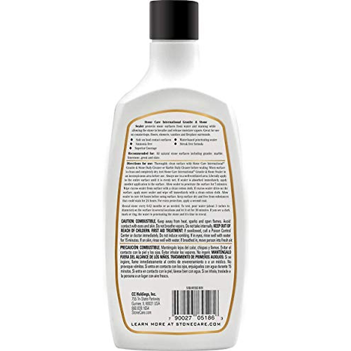 Stone Care International Granite Stone Sealer - 16 Ounce - for Granite Marble Soapstone Quartz Quartzite Slate Limestone Corian Laminate Tile Countertop