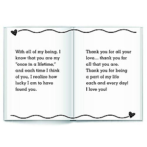 Blue Mountain Arts Little Keepsake Book"To My Once in a Lifetime" 4 x 3 in. Pocket-Sized Anniversary, Valentine's Day, Birthday, or"I Love You" Gift Book, by Marci & the Children of the Inner Light