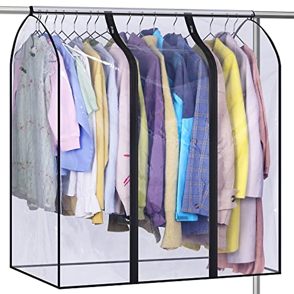 MISSLO 1 Pack Clothing Racks + 1 Pack 40" Clothing Cover