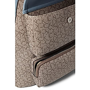 Calvin Klein Enya Backpack Mini Textured Almond/Taupe/Cloud PROCESSING PROCESSING