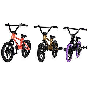 TECH DECK, BMX Finger Bike 3-Pack, Collectible and Customizable Mini BMX Bicycle Toys for Collectors, Kids Toys Ages 6 and Up (Amazon Exclusive)