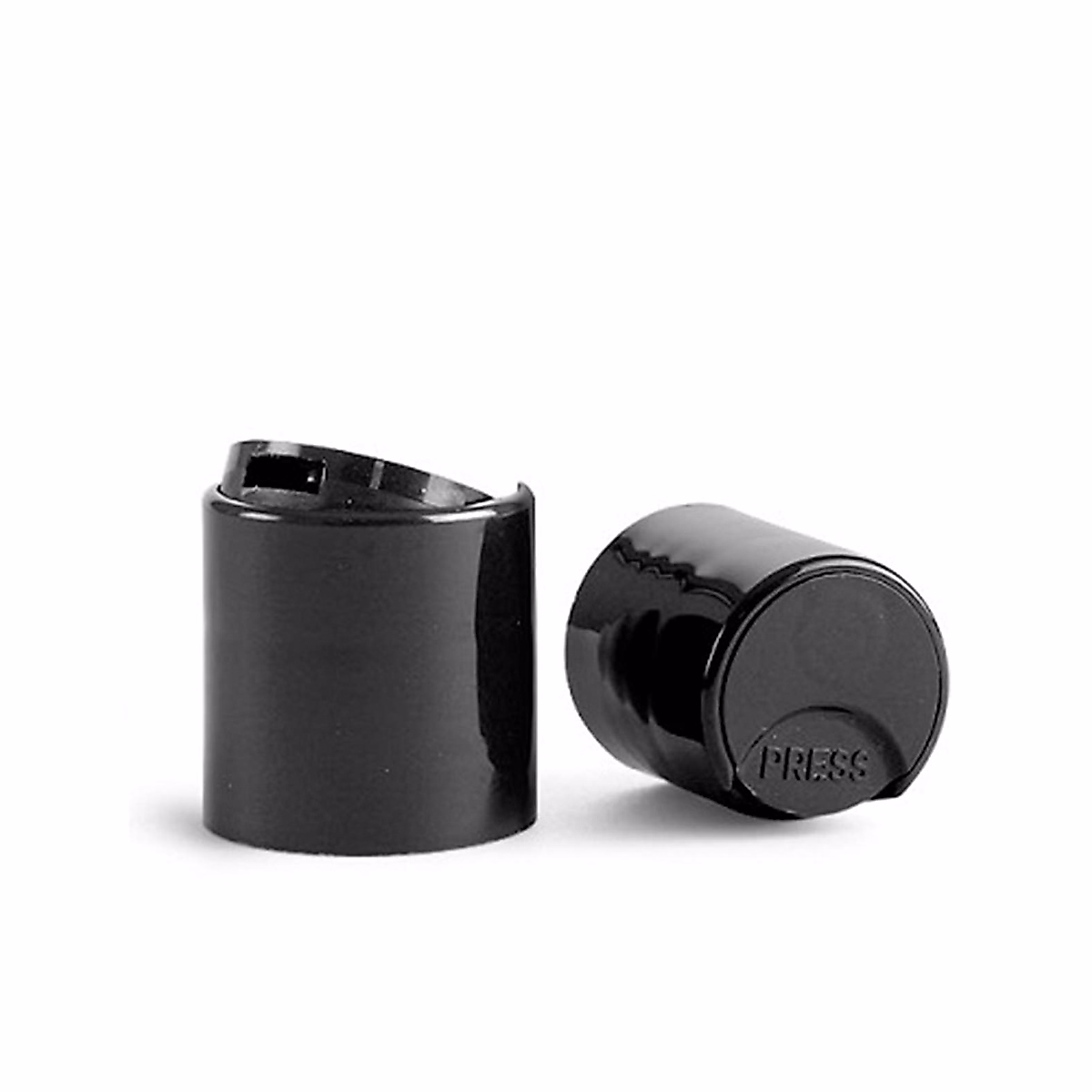 4oz Plastic Amber Bottles (6 Pack) BPA-Free Squeeze Containers with Disc Cap, Labels Included